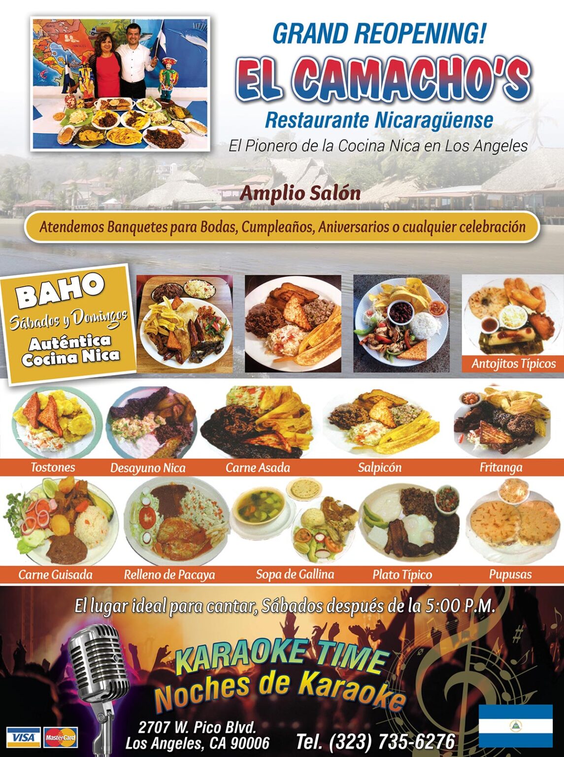 El Camacho’s Restaurante Nicaragüense | Nicas En El Exterior News ...